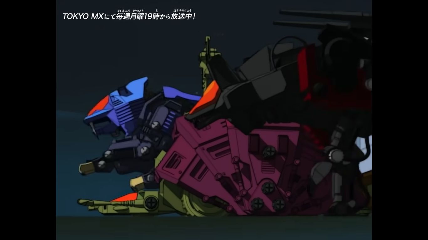 ムンベイ達とガイサックの戦闘｜ゾイド-ZOIDS-(初代) 第5話「スリーパー・トラップ」